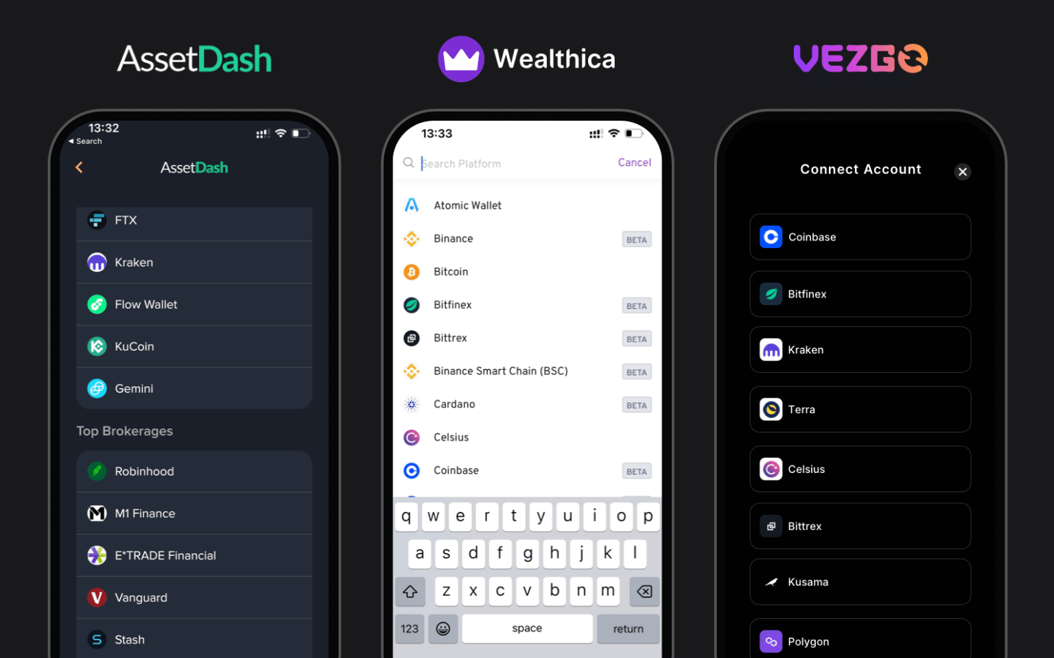 Vezgo Connect: New Dark Theme and 1 Additional Connect Flow Option. - Vezgo