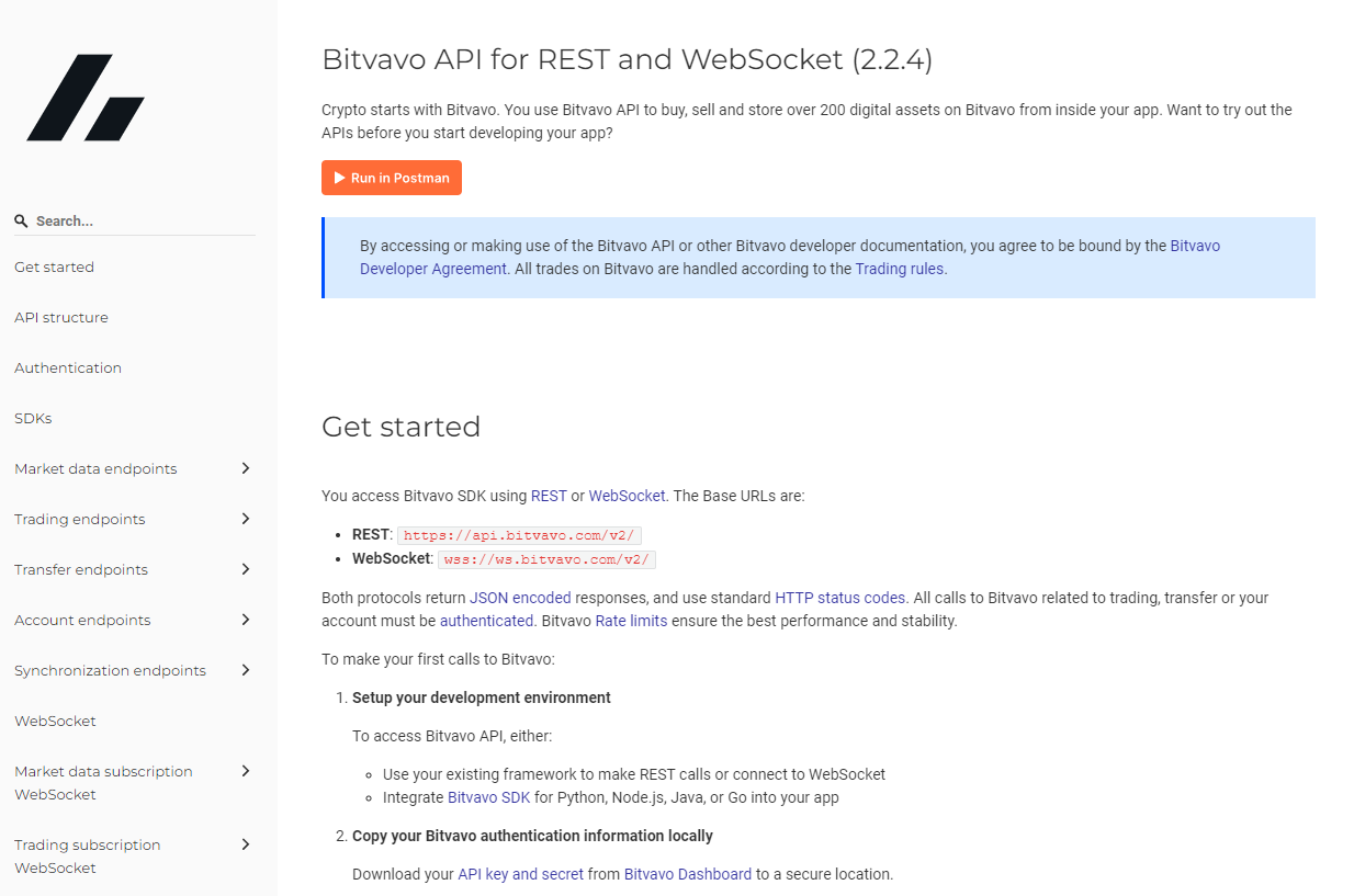 Integrate The Bitvavo Api With Vezgo Crypto Api