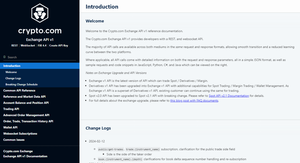 Integrate the Crypto.com API with Vezgo - Crypto API