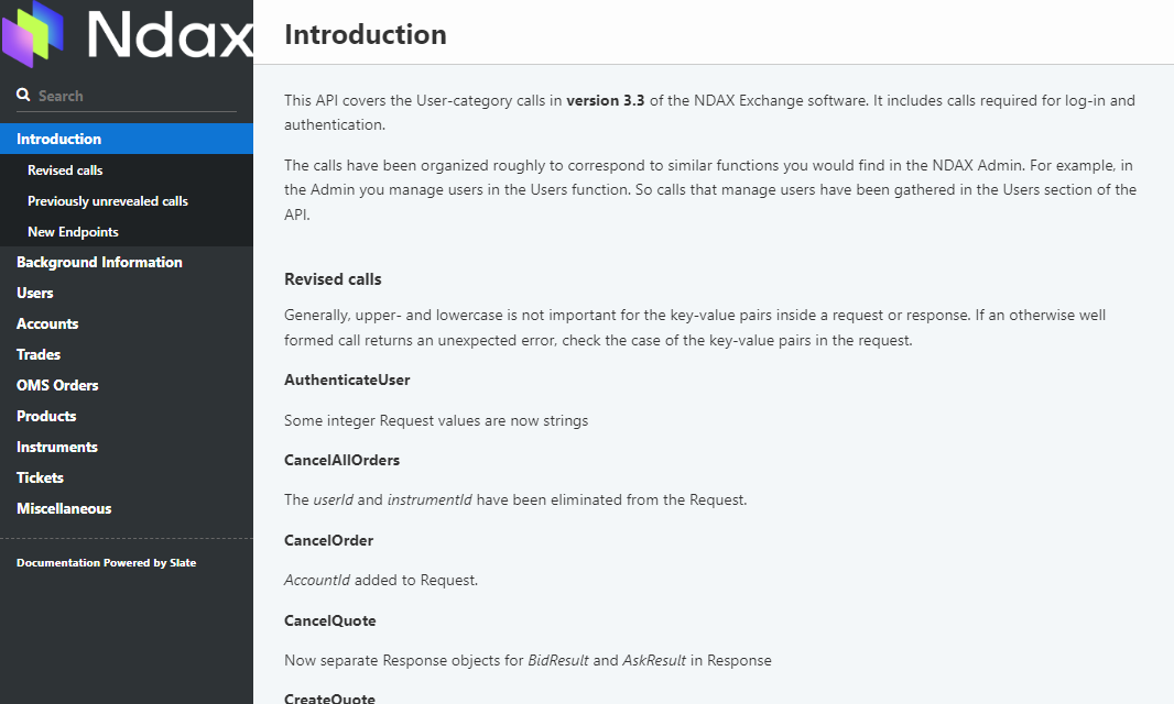 Integrate the NDAX API with Vezgo - Crypto API